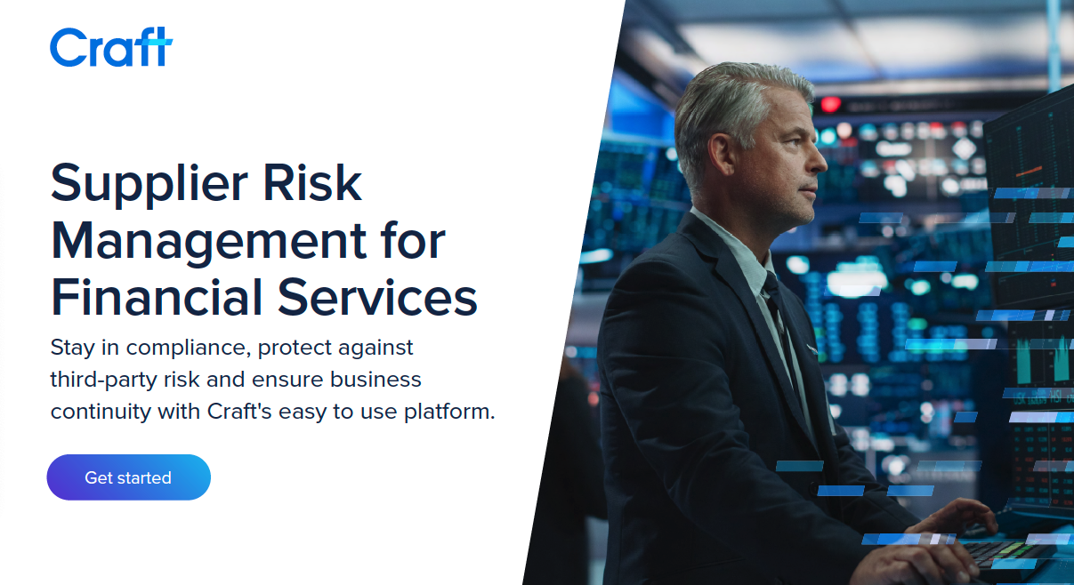 Supplier Risk Management for Financial Services eBook - Craft.co